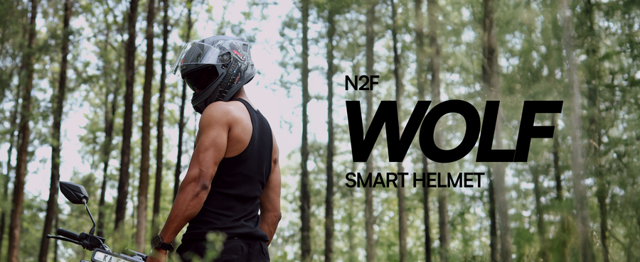 Wolf Smart Bluetooth Helmet with Music, Calls, GPS & ENC – HeadFox ...