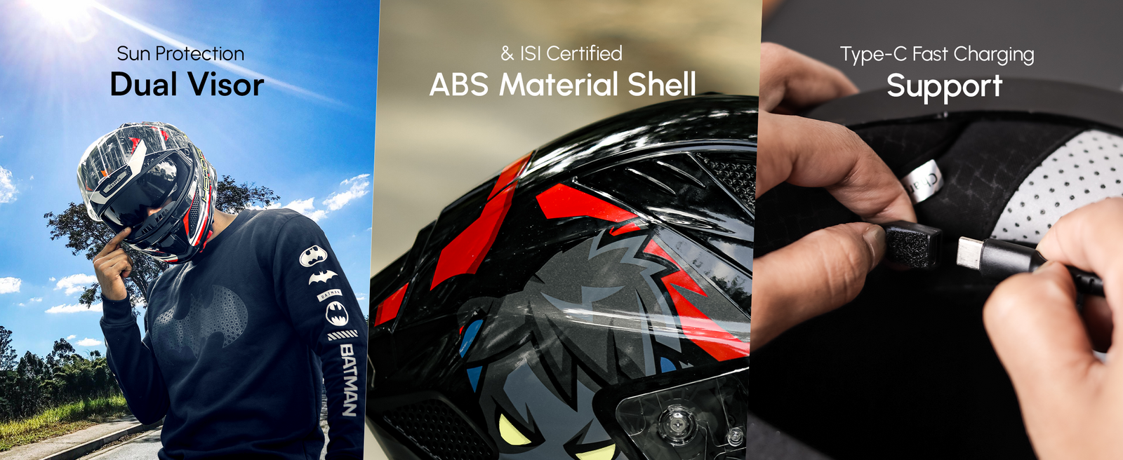 Shady Bluetooth Full Face Helmet with Voice Assist, GPS & ENC – HeadFox ...