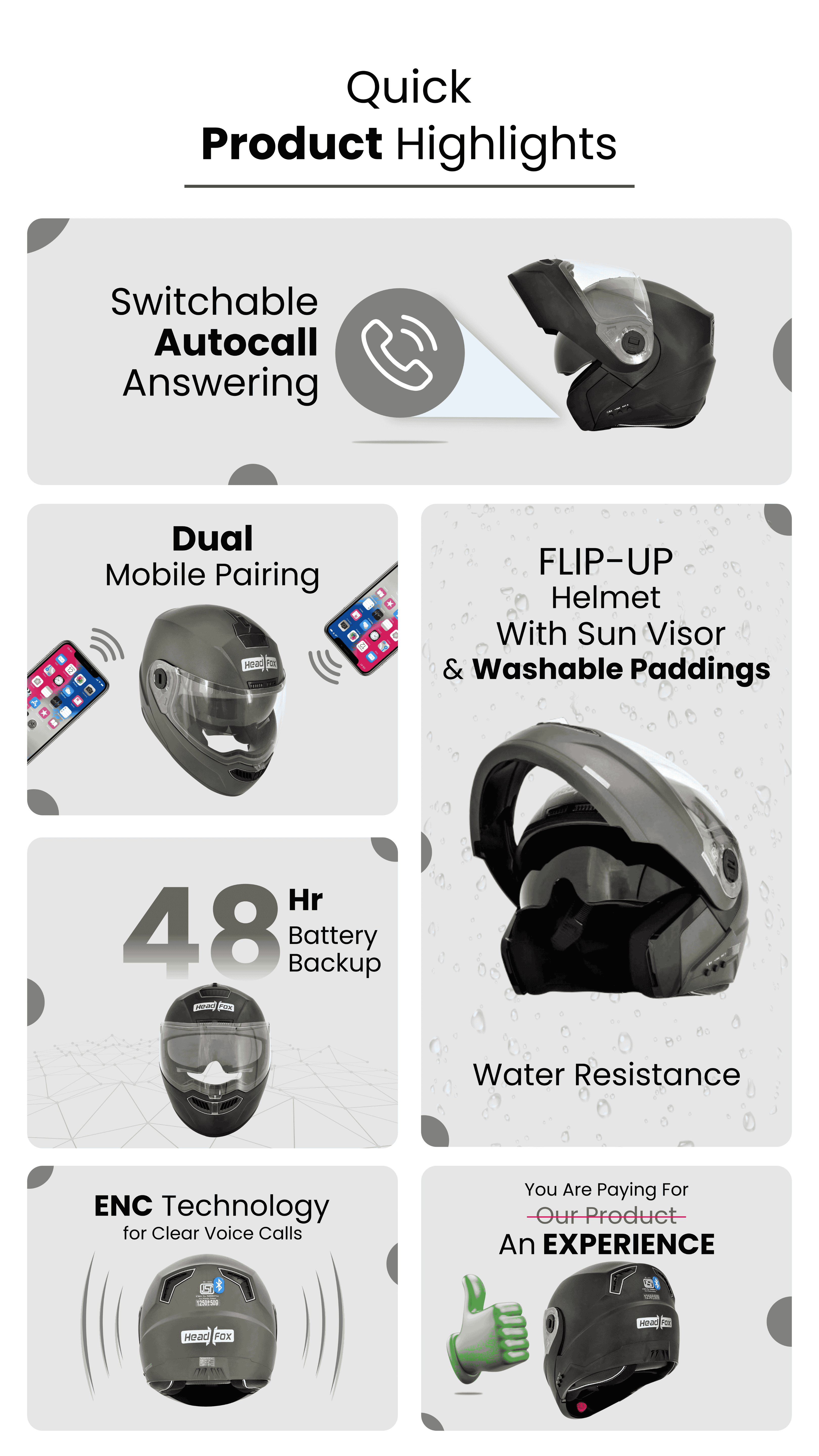 Headfox N2 Air Dashing Black Smart Bluetooth Flip-up Double Visor Helmet – HeadFox Innovations